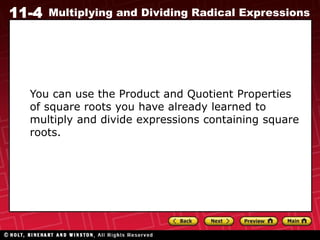 11-4_Multiplying___Dividing_Radical_Expressions.ppt