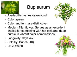 11 4 Typical Wedding Flowers | PPT