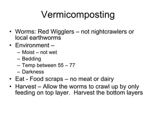 11 4 Vermicomposting | PPT