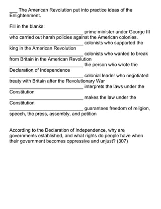 11.5 activity sheet | PDF | Politics