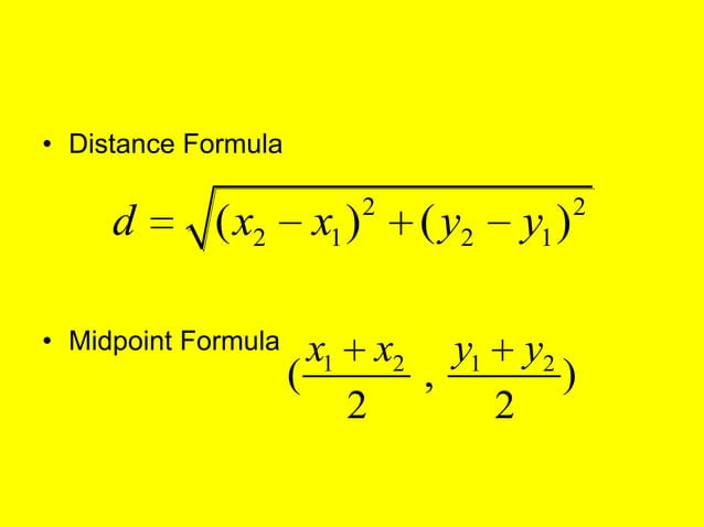11.5 distance & midpoint formulas day 1 | PPTX