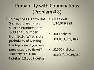 11.5 Probability with Fundamental Counting Principles, Permutation and ...