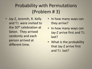 11.5 Probability with Fundamental Counting Principles, Permutation and Combination | PPTX