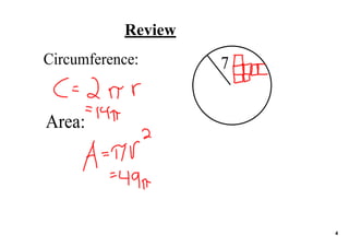 11 6 Arc Lengths And Areas Of Sectors | PPT