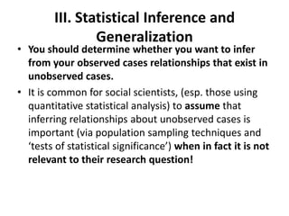 Explanation and statistical inference | PPT