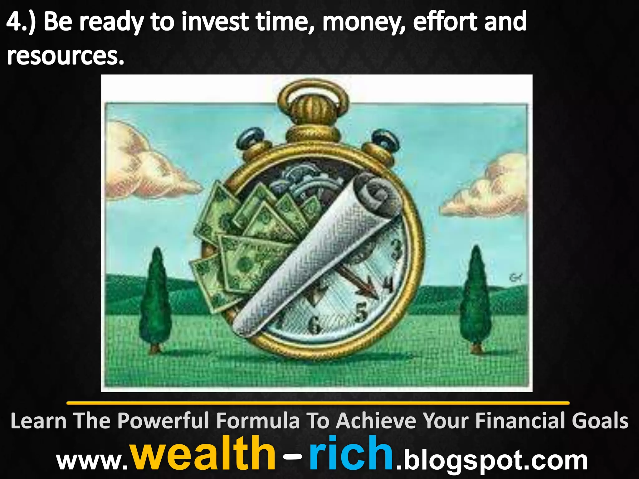 7 step guide to creating wealth | PPTX