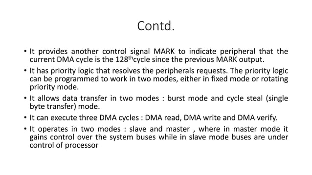 8257 DMA Controller | PPTX | Computer Peripherals | Computing