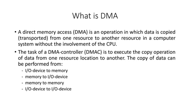 8257 DMA Controller | PPTX | Computer Peripherals | Computing