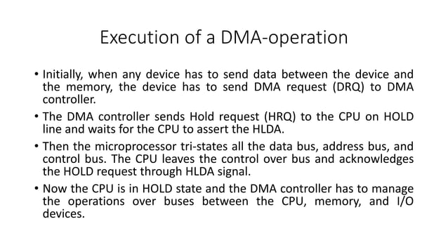8257 DMA Controller | PPTX | Computer Peripherals | Computing