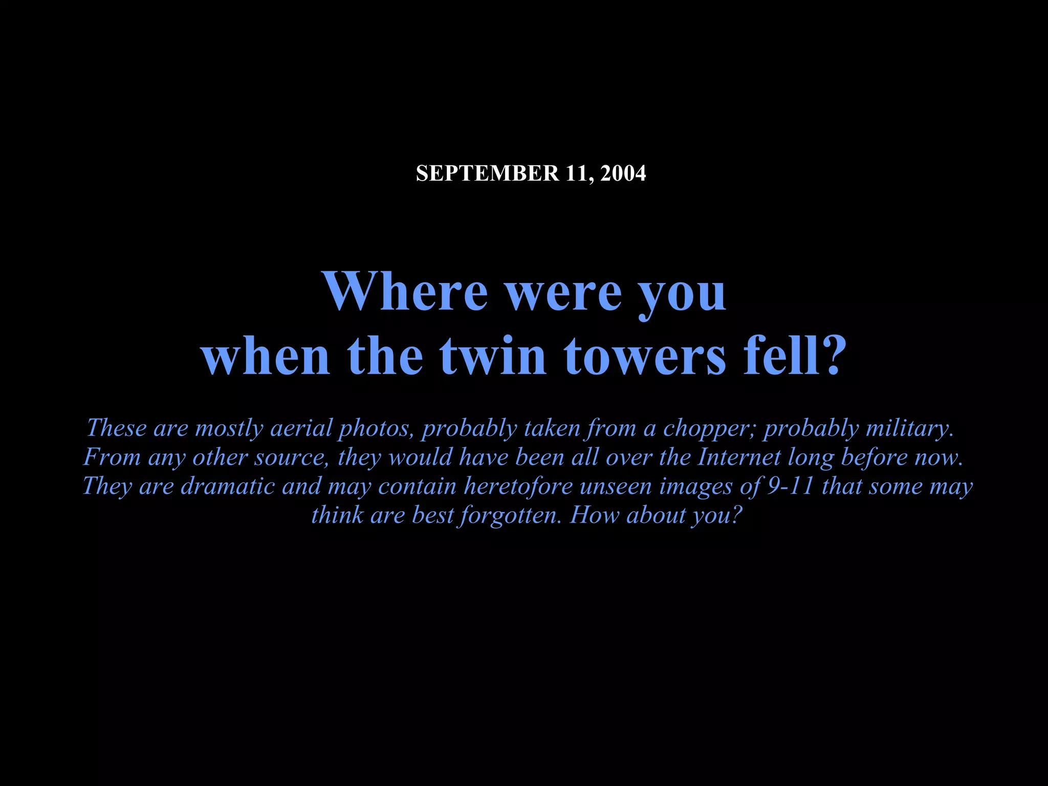 διδυμοι πυργοι 11.9.2004