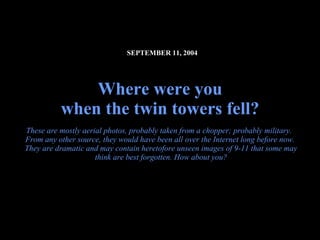 διδυμοι πυργοι 11.9.2004