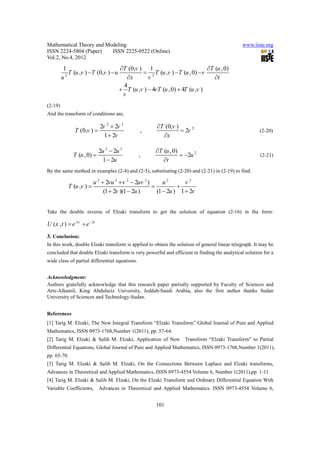 11.[95 103]solution of telegraph equation by modified of double sumudu ...