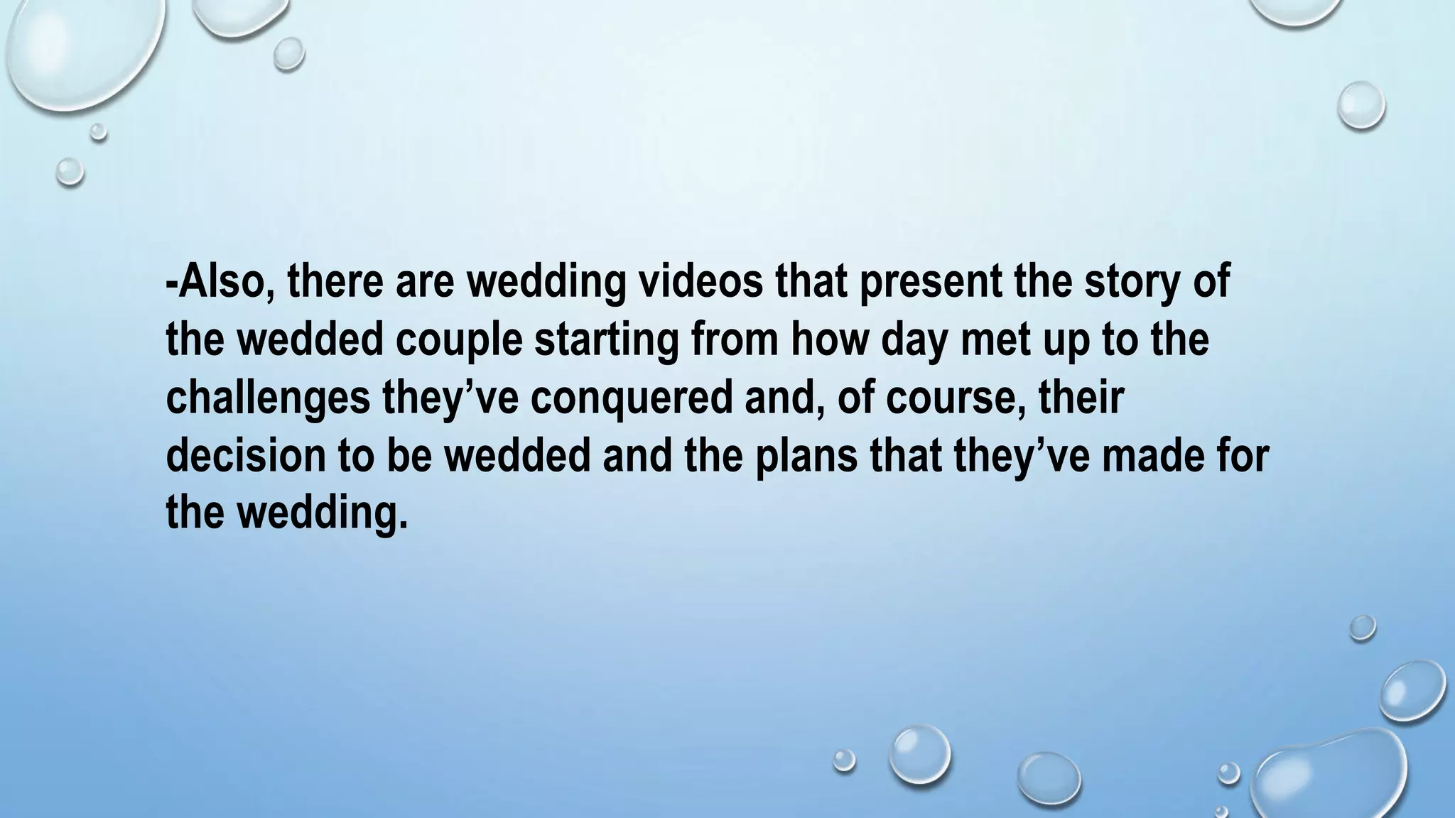 wedding presentation | PPT