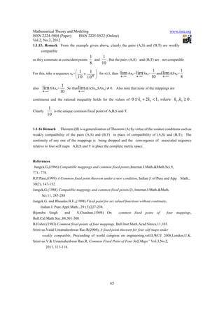 11.a focus on a common fixed point theorem using weakly compatible mappings | PDF