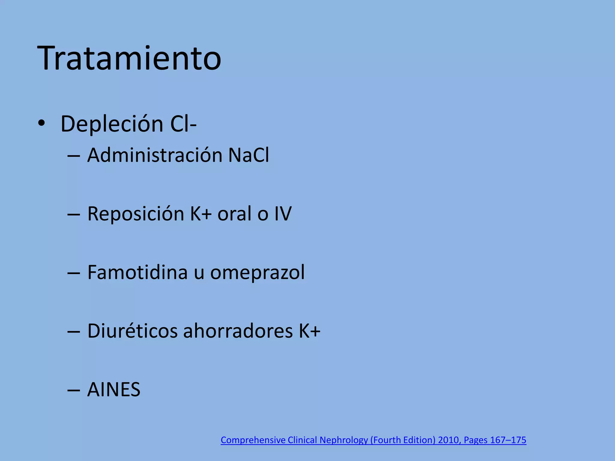 Alcalosis metabolica | PPTX