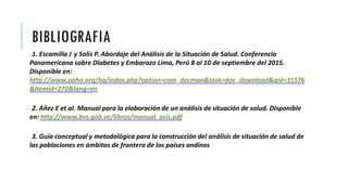ANÁLIS SITUACIONAL DE SALUD (ASIS), ESTRUCTURA | PDF