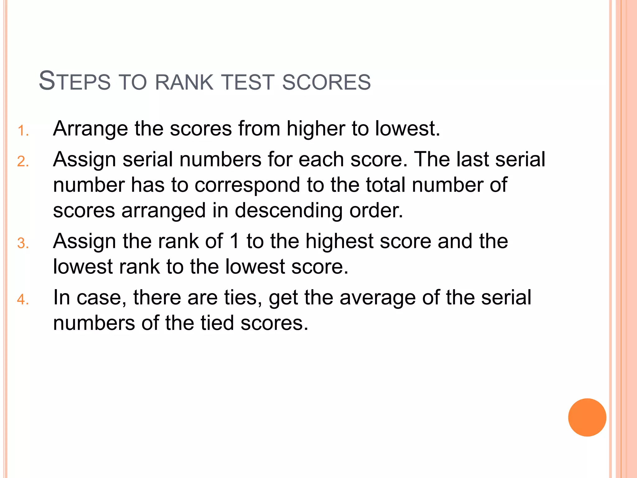 Order and Ranking | PPTX