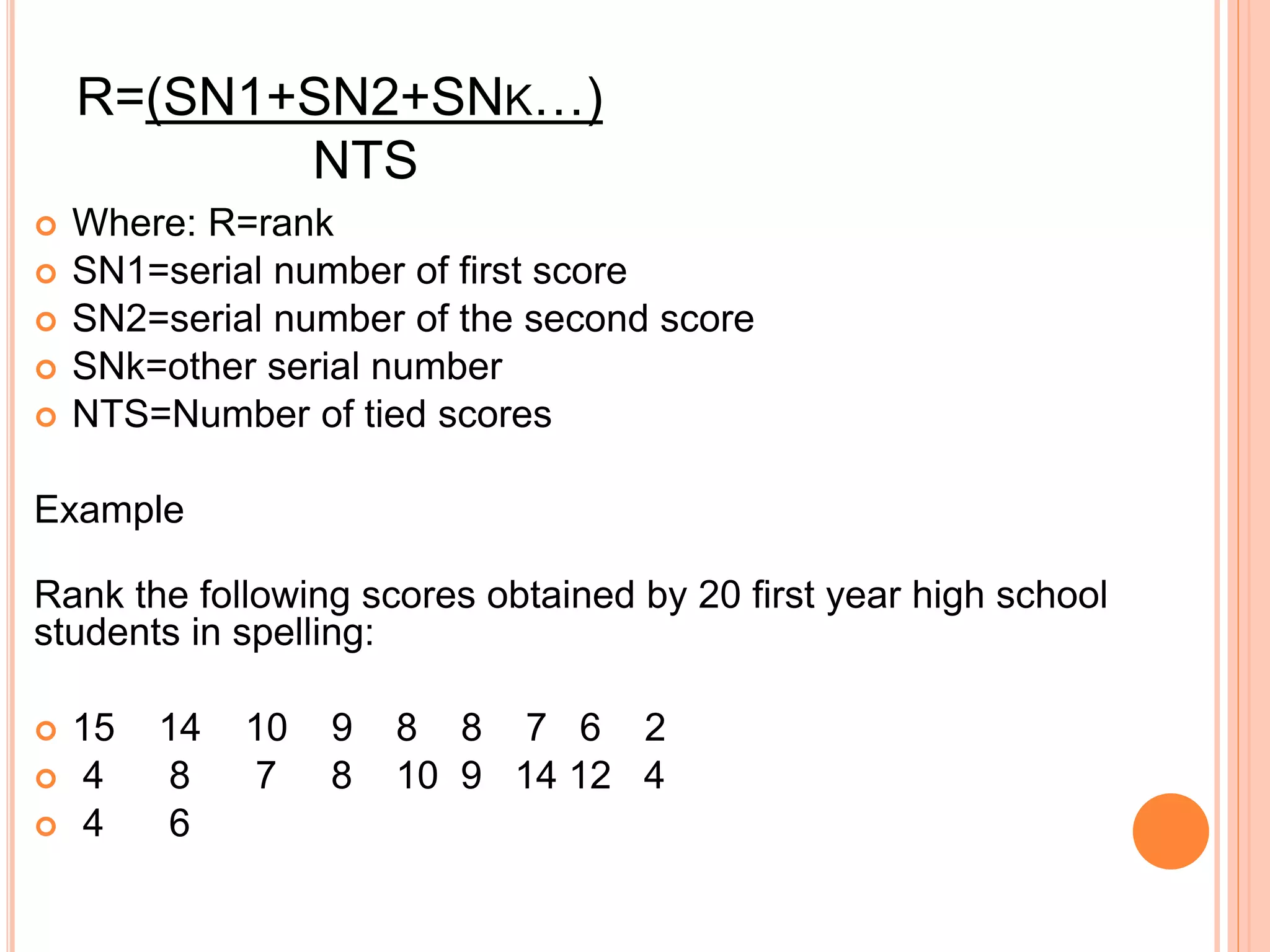 Order and Ranking | PPTX