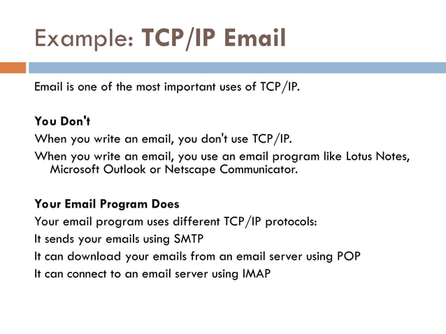 Aplication Layer Of Tcp Ip Protocol Presentation Ppt