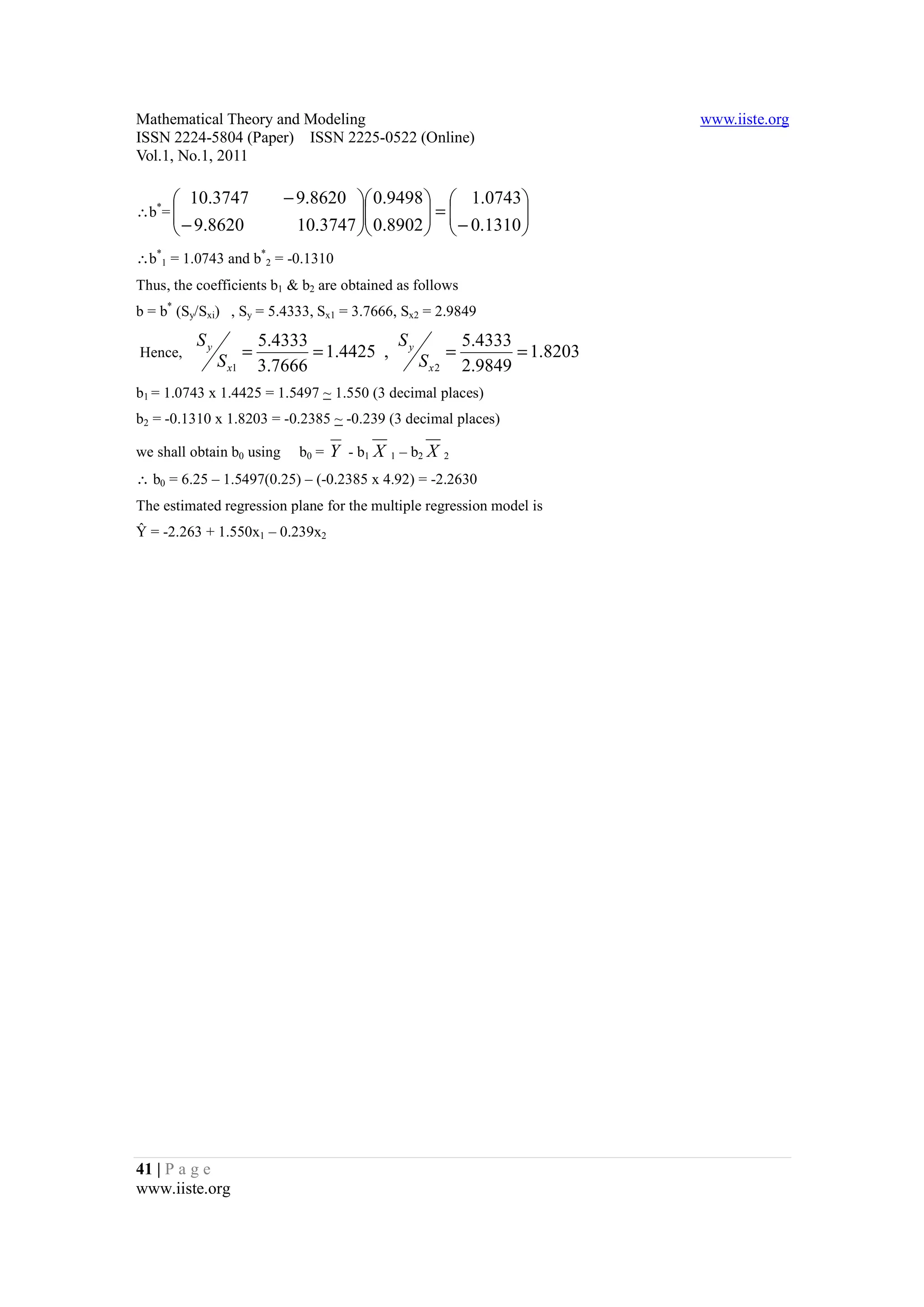 11.application of matrix algebra to multivariate data using standardize scores | PDF ...
