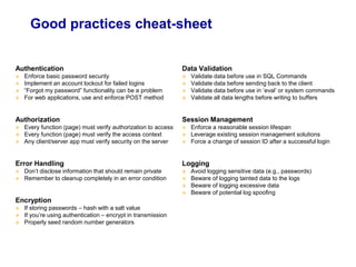 11 application security fundamentals - part 2 - security mechanisms ...