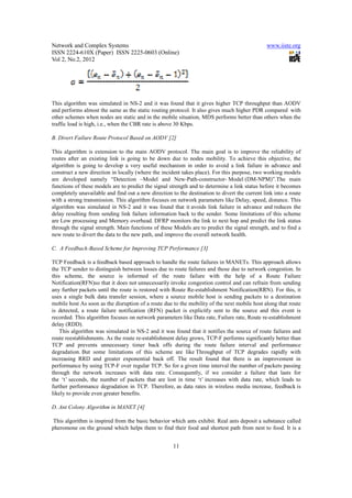 11.a review of improvement in tcp congestion control using route failure detection in manet | PDF