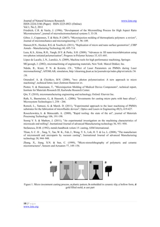 11.a review on micro fabrication methods to produce investment patterns of microcasting | PDF