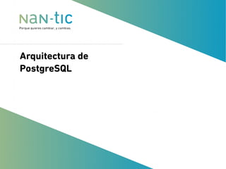 Arquitectura de PostgreSQL | PPT