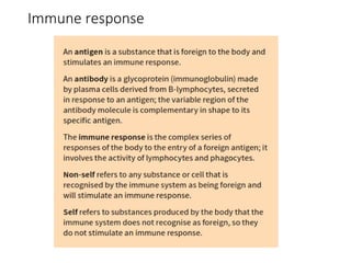 11-AS-Immunity for AS Level Biology Grade 11 | PPT
