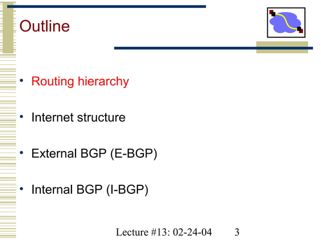 bgp(border gateway protocol) | PPT | Computer Networking | Computing