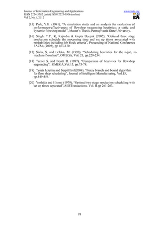 11.branch and bound technique for three stage flow shop scheduling problem including breakdown ...