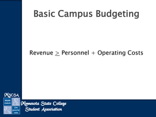 11 campus budgets | PPTX | Student Financial Aid | Financial Assistance