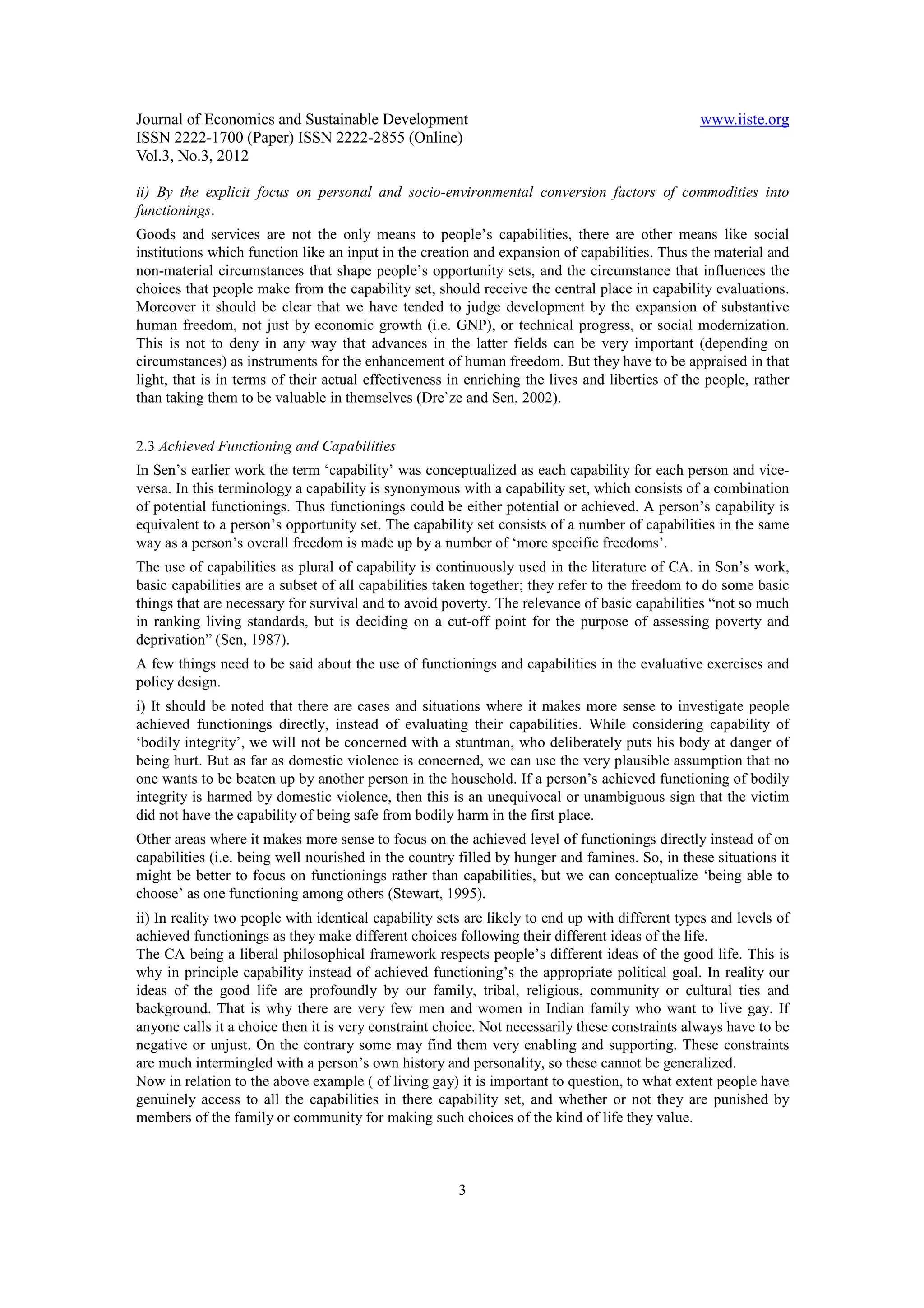 11.capability approach and multidimensional poverty analysis | PDF