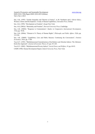 11.capability approach and multidimensional poverty analysis | PDF