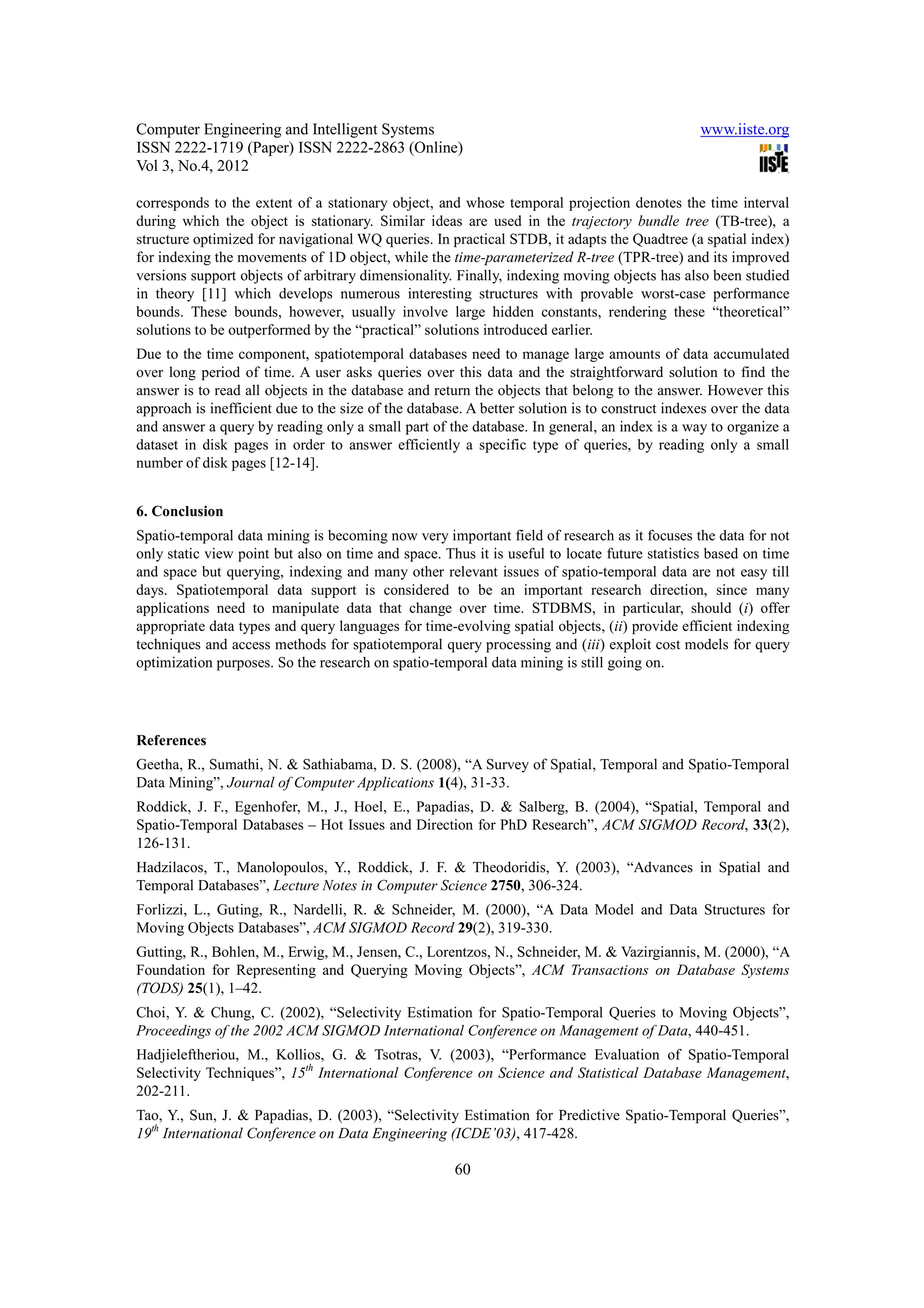 11.challenging issues of spatio temporal data mining | PDF