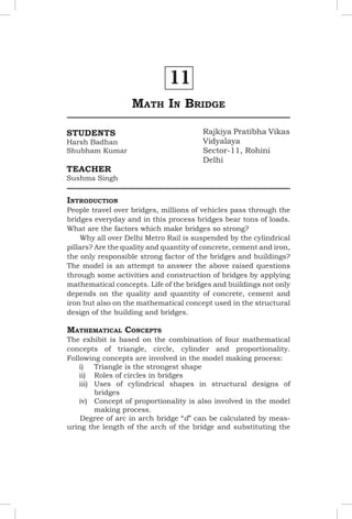 11 chapter structure and working of model Math-in-Bridge | PDF