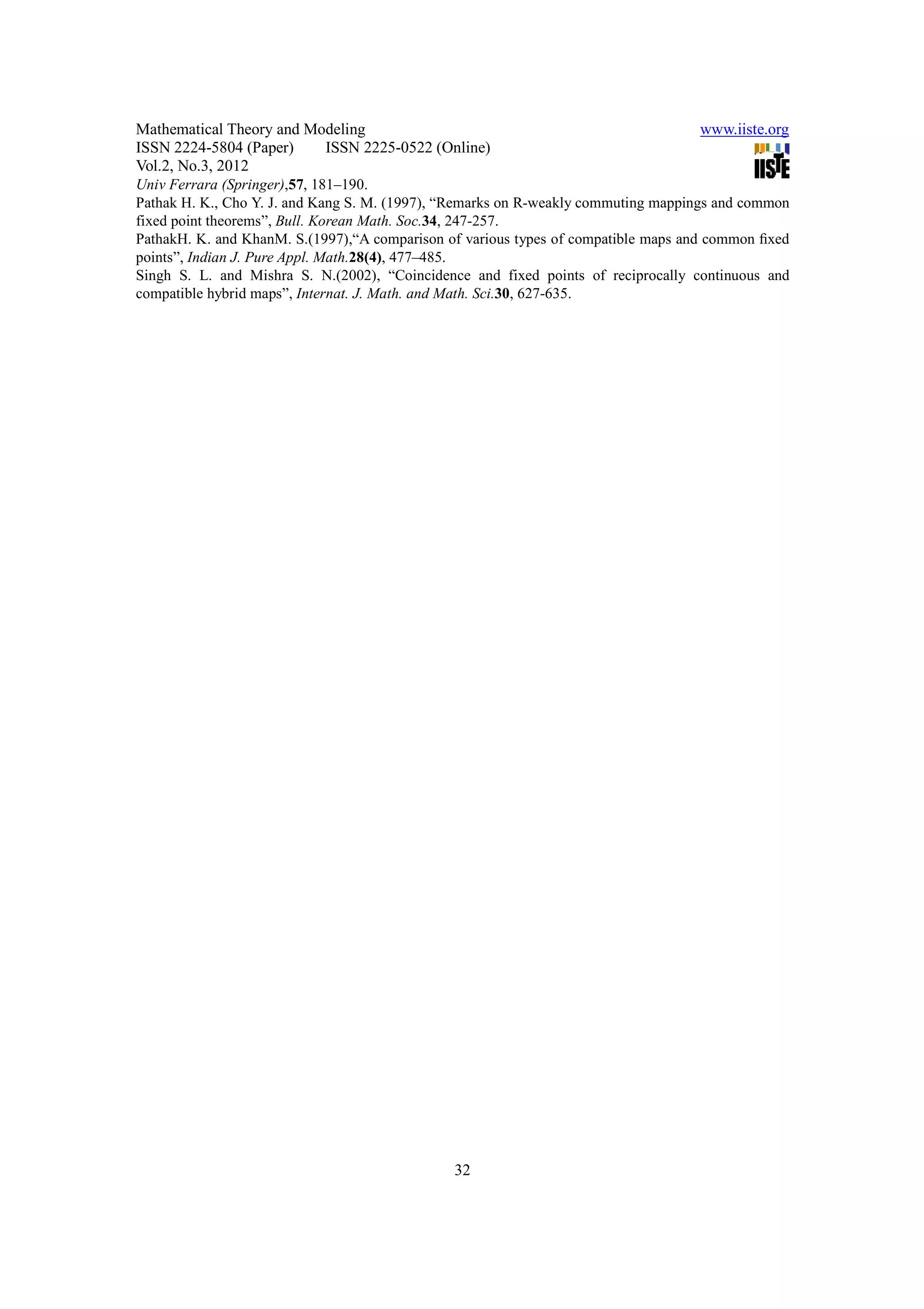 11.common fixed points of weakly reciprocally continuous maps using a gauge function | PDF