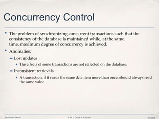 Database ,11 Concurrency Control | PPTX
