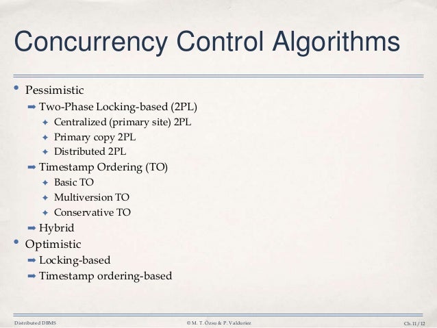 Database ,11 Concurrency Control