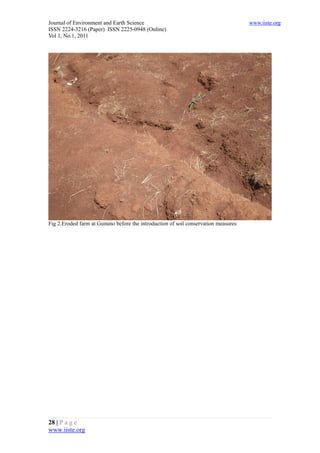 11.construction of soil conservation structures for improvement of crops and soil productivity ...