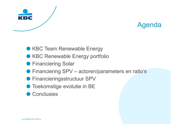 11 coran lenaerts - kbc | PPT