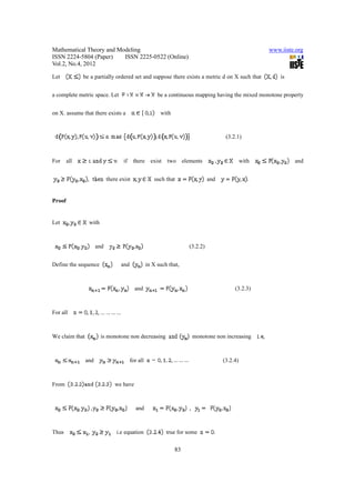 11.coupled fixed point theorems in partially ordered metric space | PDF