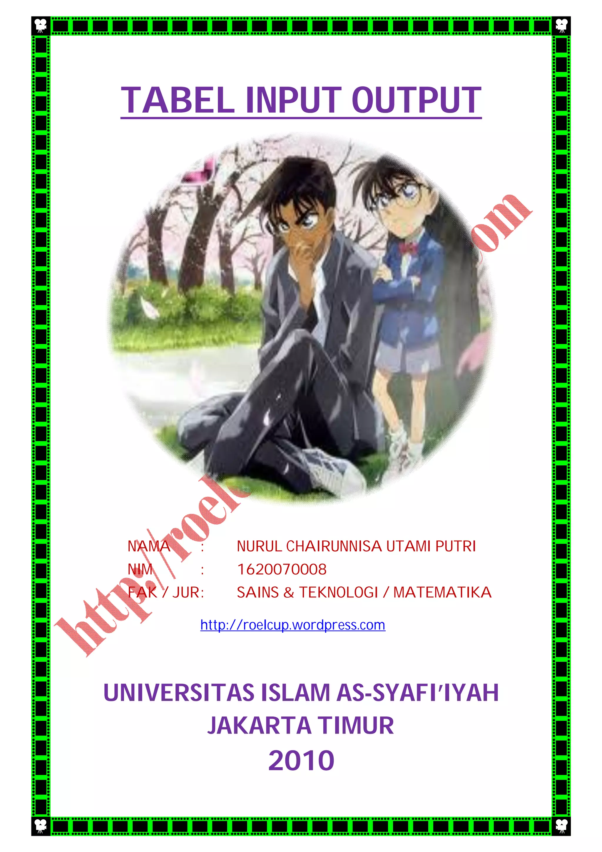 Dampak Matrik Pengganda [I-A] dan Efek Perubahan Eksogen Terhadap Tabel Input-Output | PDF