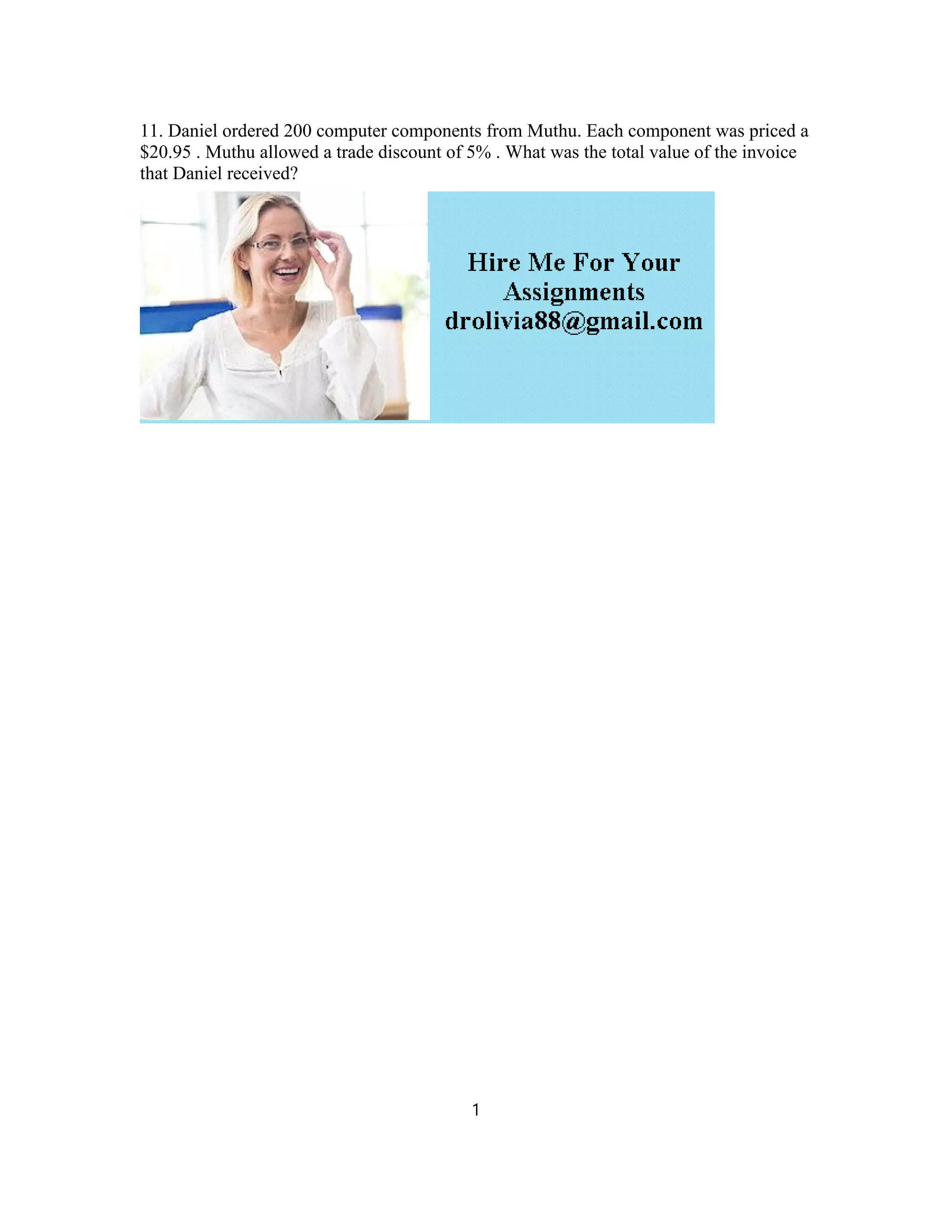 11- Daniel ordered 200 computer components from Muthu- Each component.pdf