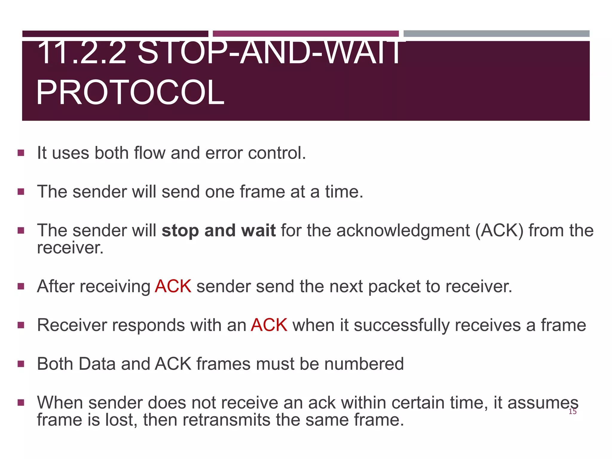 Data Link Control | PPTX