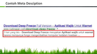 11 Definisi, manfaat & cara seo | PPT