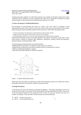 11.design and fabrication of a low cost fluidized | PDF