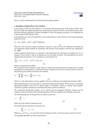 11.determination of spot price and optimal power flow in | PDF