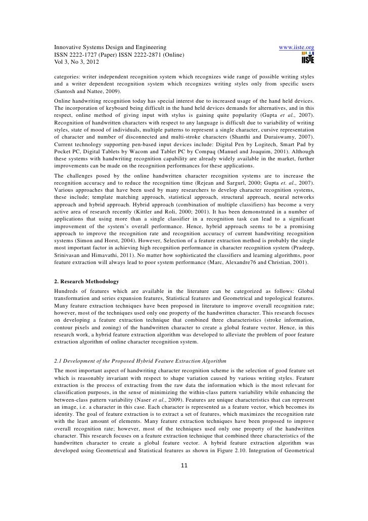 11development Of A Feature Extraction Technique For Online Character