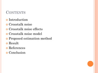 Crosstalk Aware Bandwidth Modelling for VLSI RC Global Interconnects ...